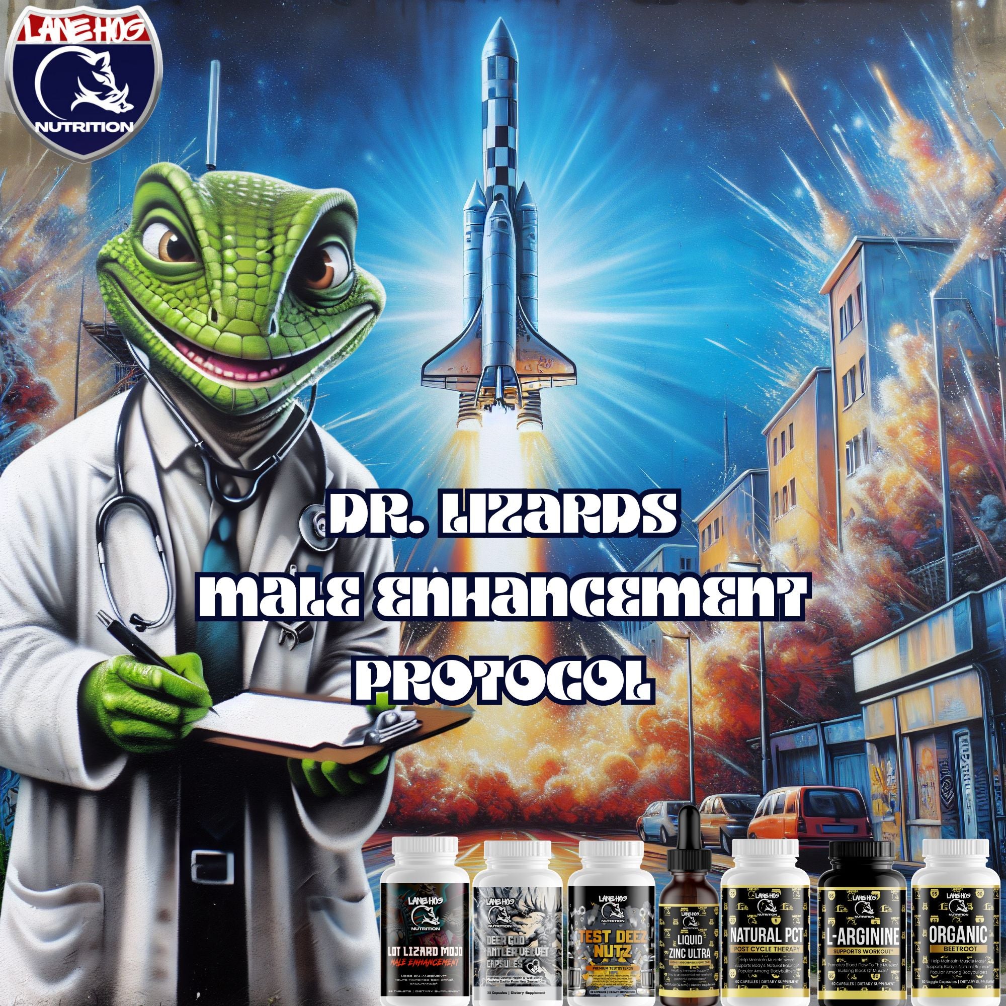 DR. LIZARD'S MALE ENHANCEMENT PROTOCOL (BUNDLE DEAL) – LANE HOG NUTRITION