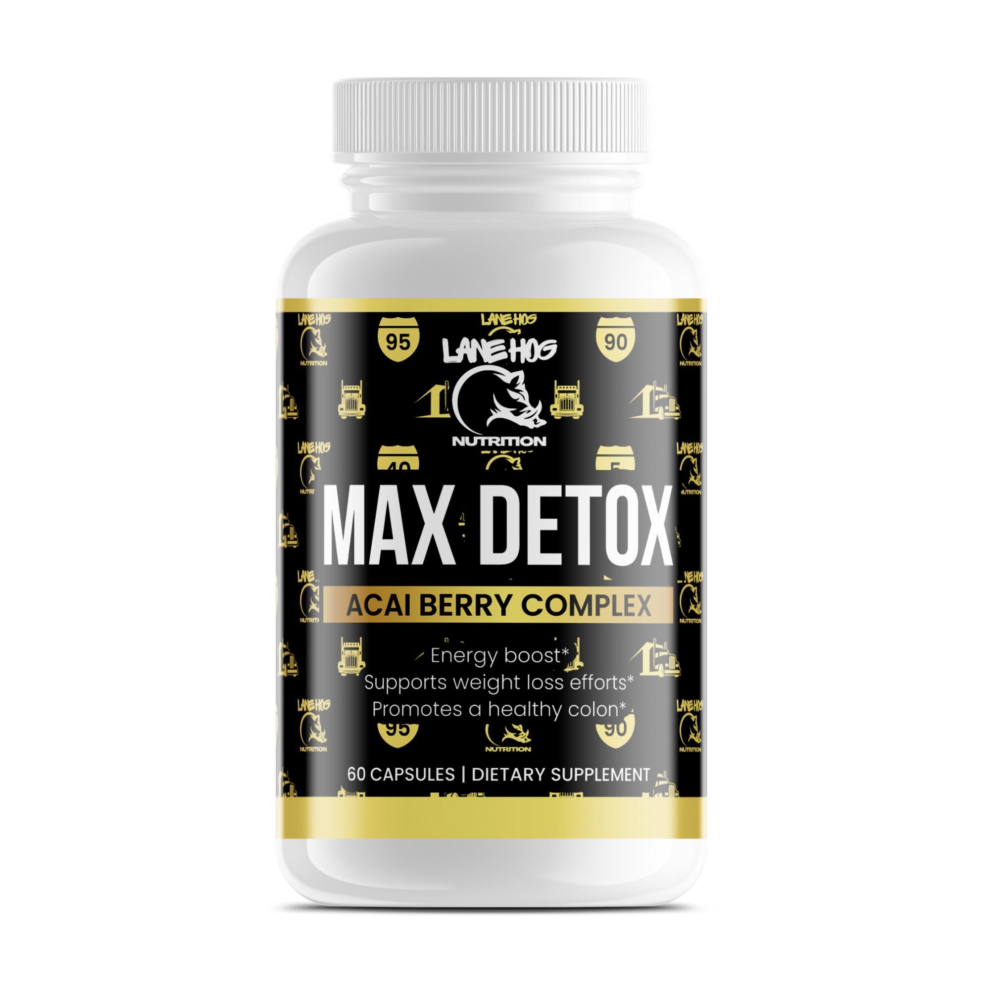 Max Detox - Acai Berry – LANE HOG NUTRITION