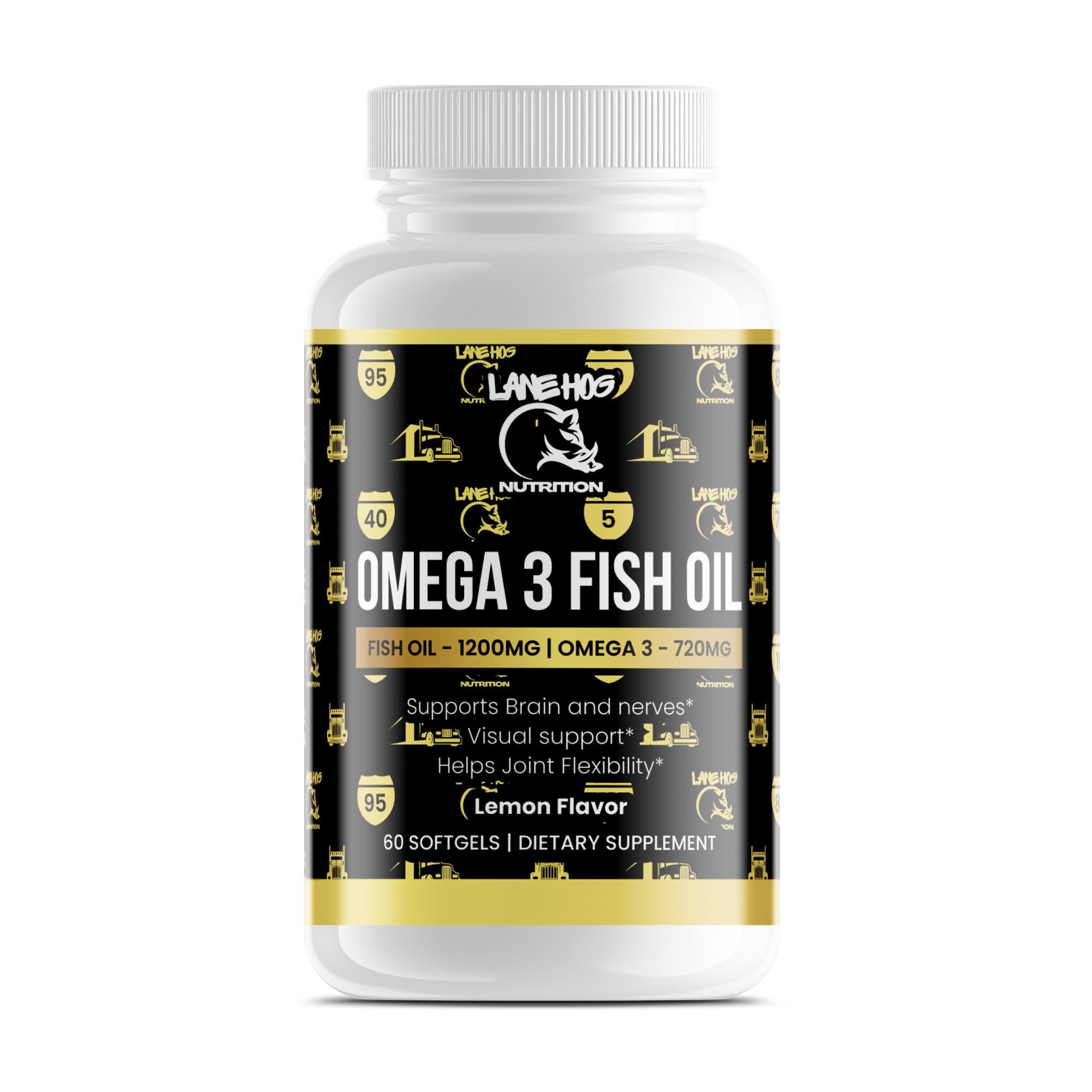 Omega 3 Fish Oil Soft Gel – LANE HOG NUTRITION